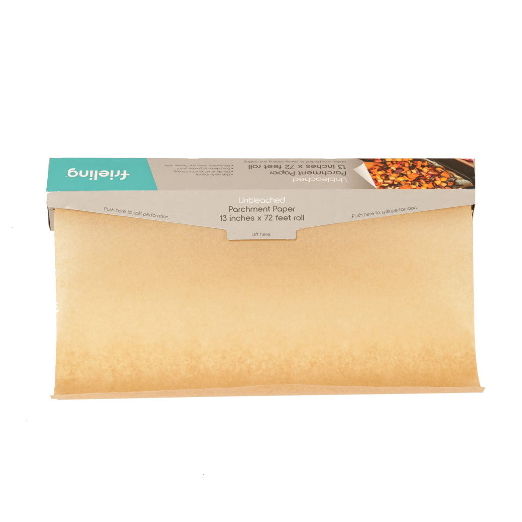Frieling Unbleached Parchment Paper, Reusable, 13-Inch x 72 ft ...